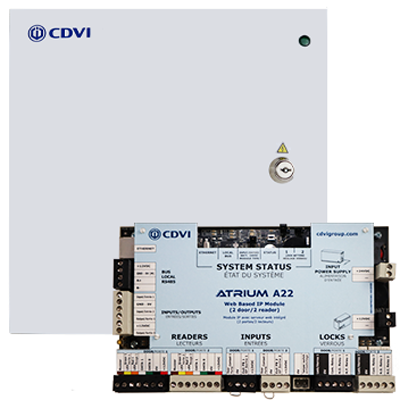 CDVI Atrium A22 2 door controller with web server