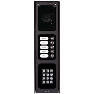 AES MOD-IBK5-EU 5 Button GSM Assembled Modular Unit with keypad