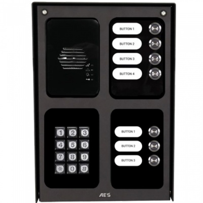 AES MMOD-IBK7-EU 7 Button GSM Assembled Modular Unit with keypad