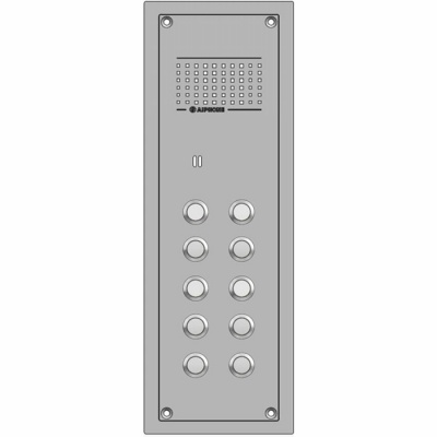 AIphone AFS 2 to 10 way stainless steel panels