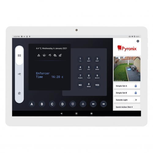 Pyronix ENF-TABLET Android Tablet for controlling the Enforcer V11 ...