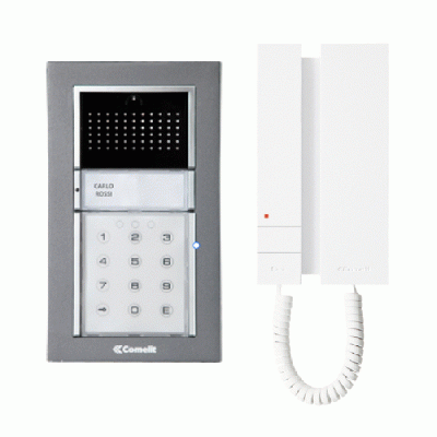 Comelit 8241MI Single Family Audio iKall Kit with Keypad and Mini 2702W