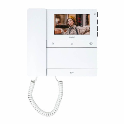 Comelit LS8701 LOGOS Door Entry Monitor with Handset and 4.3" display