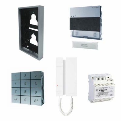 Comelit UAO1-K 1-14 User Surface Ultra Audio 2-Wire Kit with Keypad