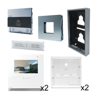 Comelit UVIPS2-C-I PAC 2 Way Ultra VIP Kit with Prox Cutout and Icona
