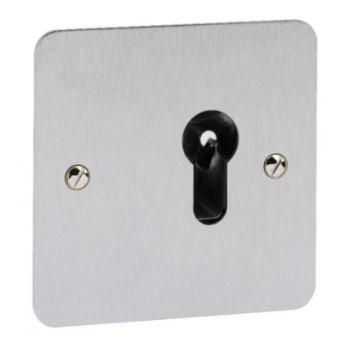 STP KS-EURO-F-MA S steel euro profile key switch flush maintained