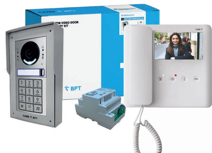 BPT MTM Keypad kits with AGT monitors 1 to 10 apartments