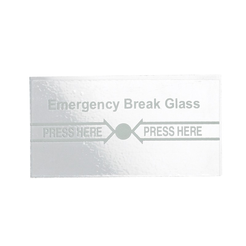 Surface Mount Green Break Glass Unit With Change over Contact
