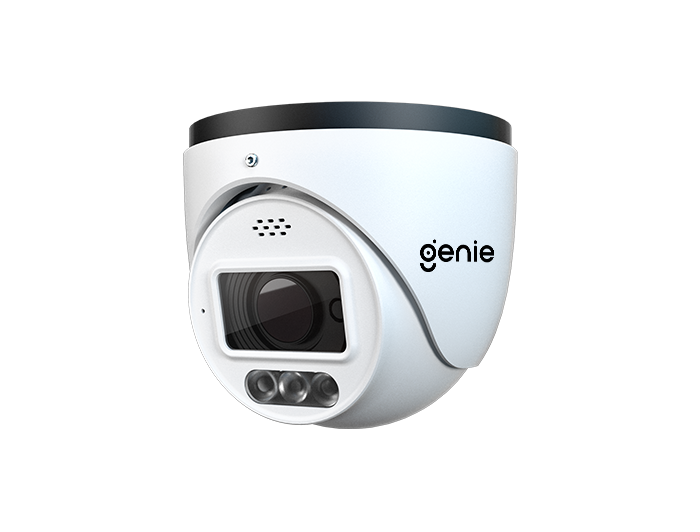 Genie CADIP4NEBVAF 4MP Active Deterrent white light Turret Camera with ...