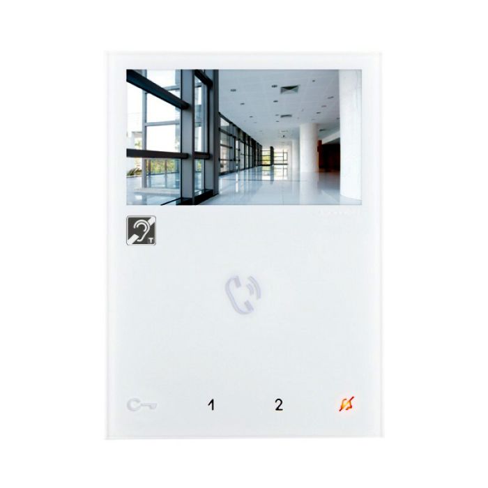 Comelit 6702W Mini VIP monitor with handset