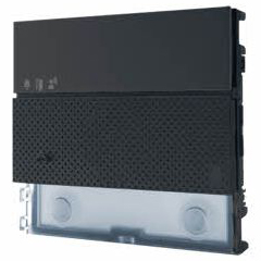 Comelit UT8010W ULTRA IP (ViP) Audio Module with 2 Call Buttons in Black