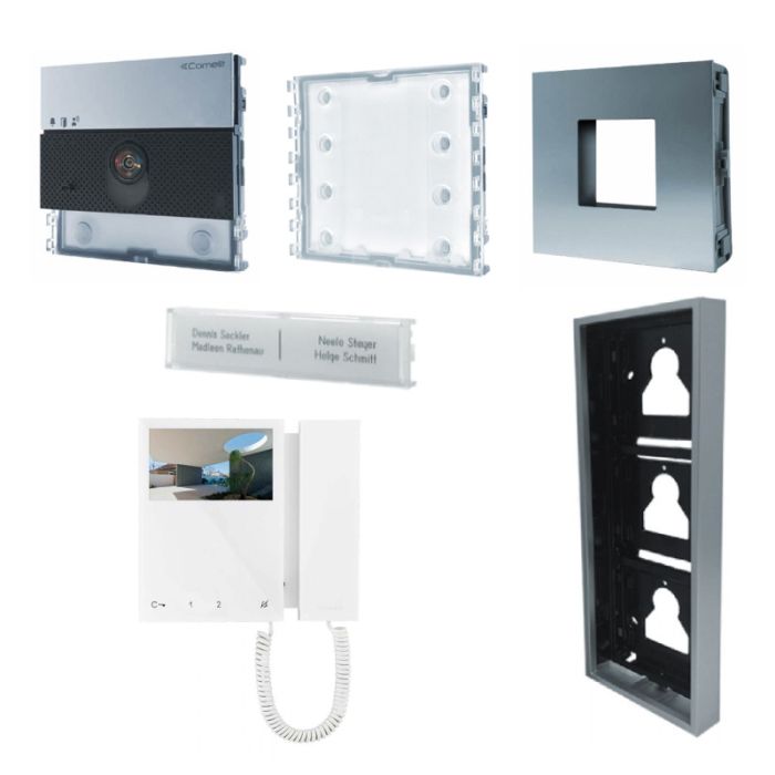 Comelit UVIPS9-C-M 9 Way Ultra VIP Kit with Prox Cutout and Mini