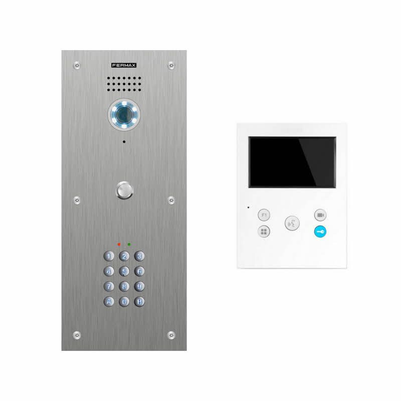 Fermax Duox 2 wire video kits With Keypad and XS screens