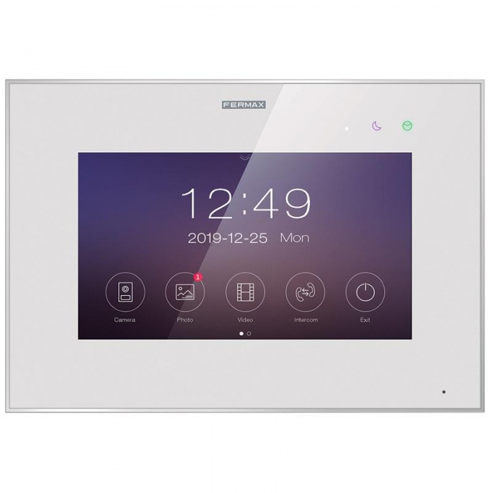 Fermax 1571 Video door bell kit Alexa and Google home compatible 7" display