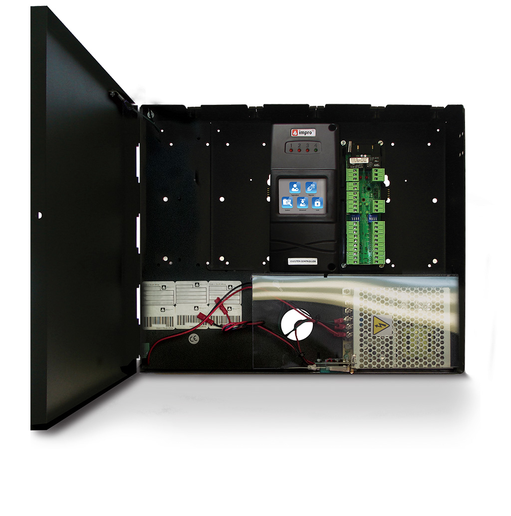 Impro GB-HCW935 Cluster + LCD + Enrolment Reader + Weigand IPS Access in a Box