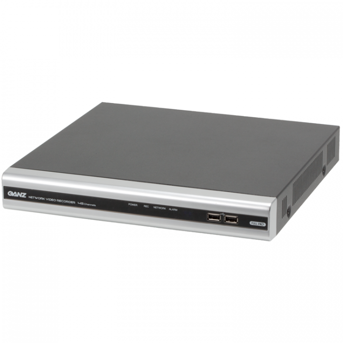 Ganz NR-16F85-16P-A 16ch NVR 4K 30fps 2 HDD bays