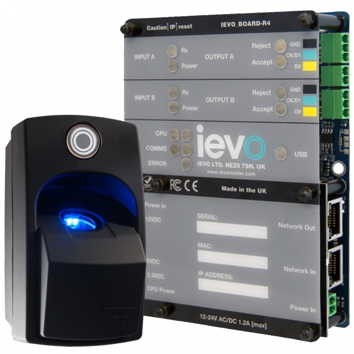 CDVI IEVO-MB10K1 ievo fingerprint kit with controller and 1x ultimate ...