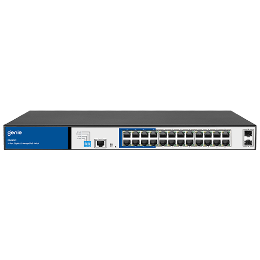 Genie IP16GESP2 16 Port Gigabit Ethernet Switch Rack mount