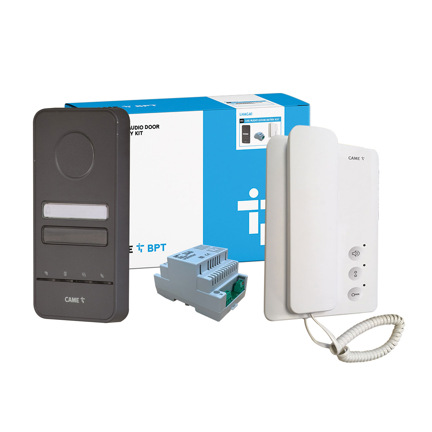 BPT VR LHS panel with AGT handset audio doorbell kits