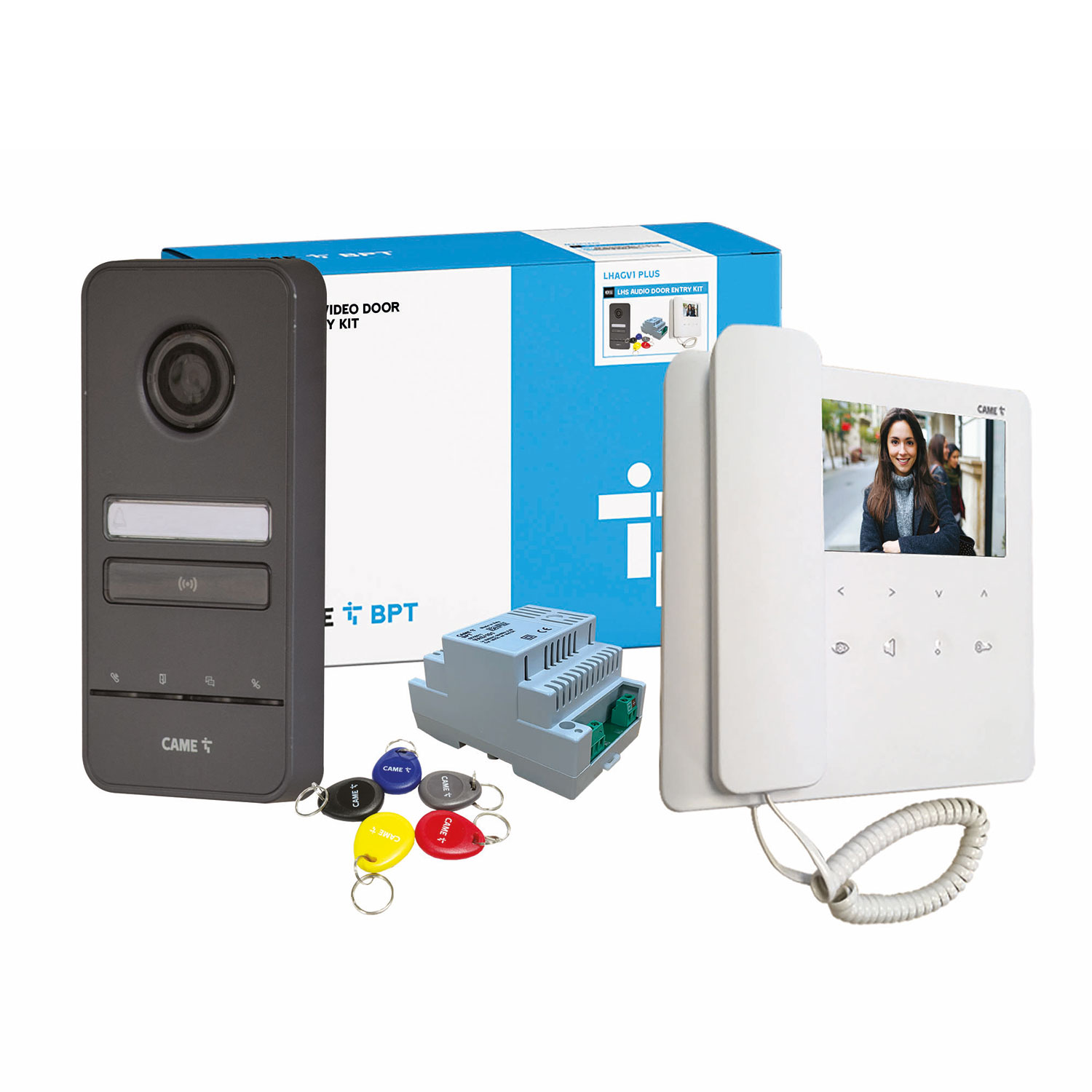 BPT LHS Plus kits with AGT monitors 1-4 apartments Vandal resistant ...