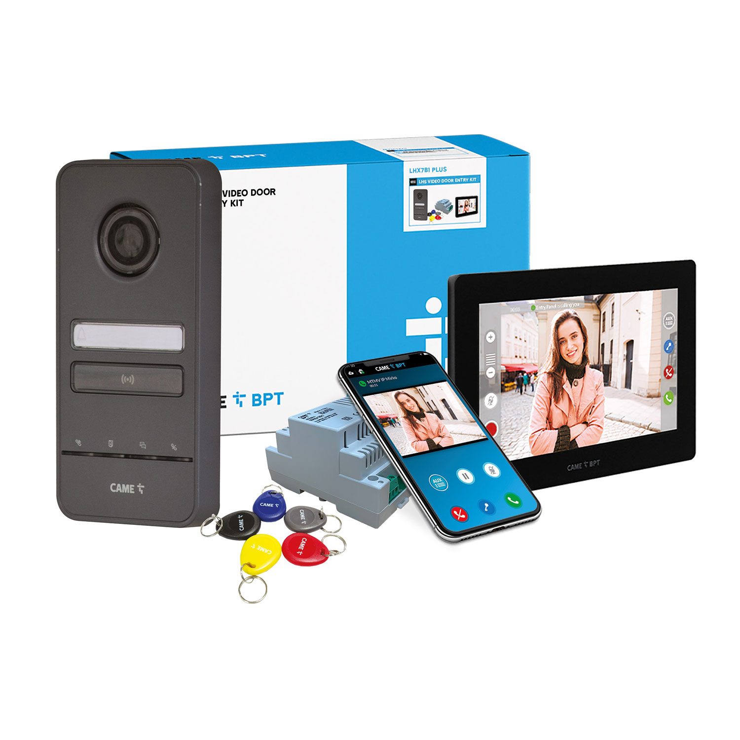 BPT LHS Plus kits with XTS 7 screens 1-4 apartments and WiFi app ...