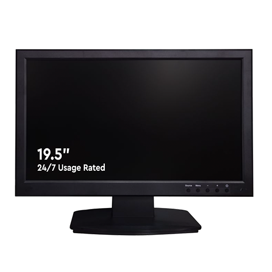Genie CCTV LMV-195CF 19.5" LED 1080p Mega Pixel AHD Monitor with BNC 4 ...