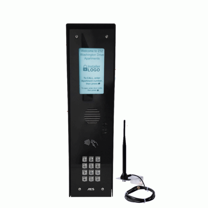 AES MULTI-LITE-IMPK/4GE Multicom Lite 4G GSM multi-apartment intercom ...