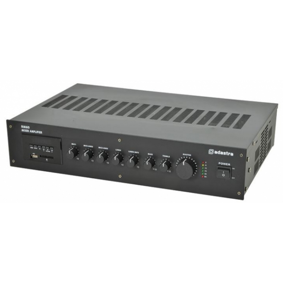 PA Amp AUDIO-AMP 120 Watts total output Mic input