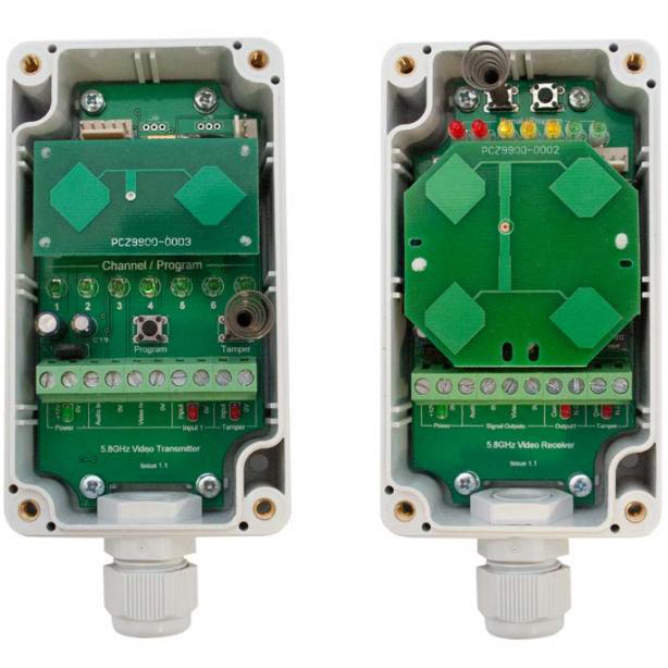 Genie Wireless bridge 5.8GHz 150M IP66 Pair AHD 720P Video 7 channels