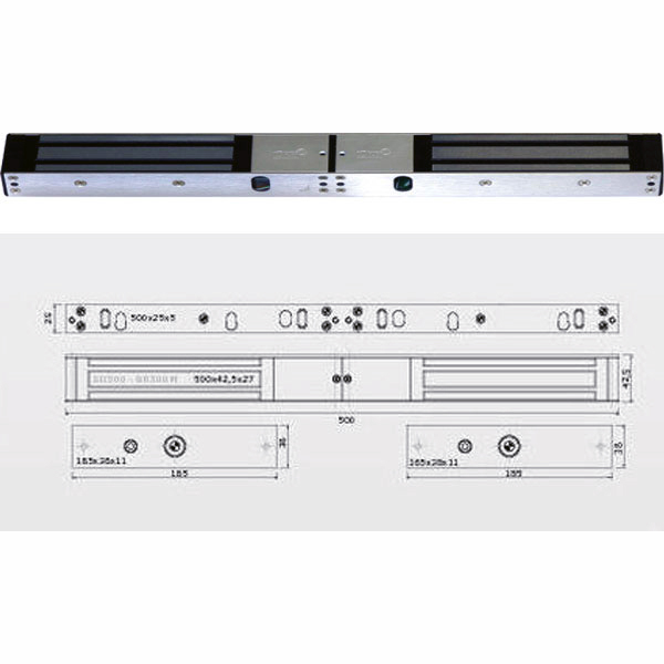 Diax SD300M 300Kg Surface Double Mag Lock