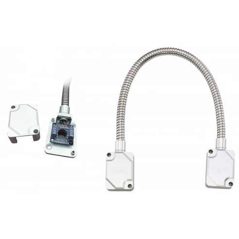 STP SPDL03-WIRED Pre-wired surface armoured door loop aluminium end caps