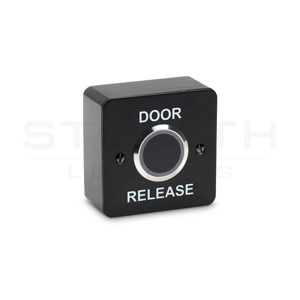 STP STEALTHNT200S Surface contactless black door release button