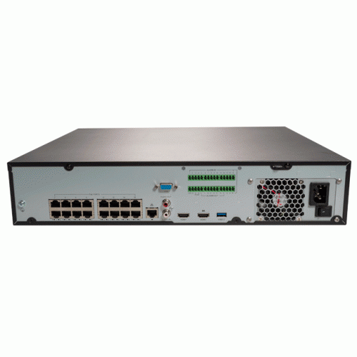 UNIVIEW UNVR302-16S2-P16 16 Channel POE 2 SATA HDDs 4K NVR