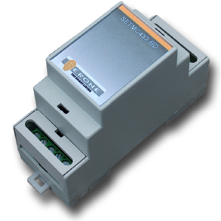 TX26-DIN rolling code transmitter DIN rail mount