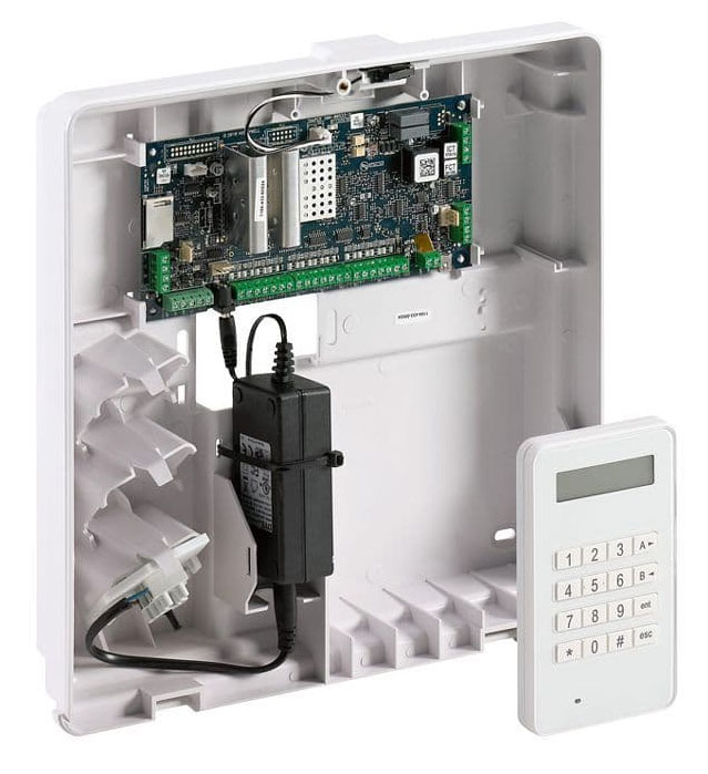 Honeywell C005-E1-K21 galaxy flex 20 panel small metal box with mk7 ...