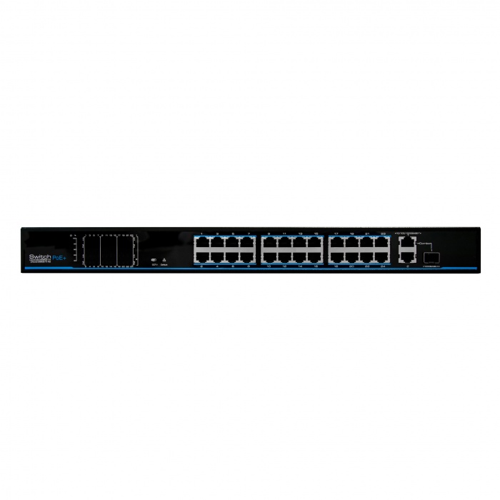 Vista QSW24 High powered 24 port PoE switch with CCTV Mode